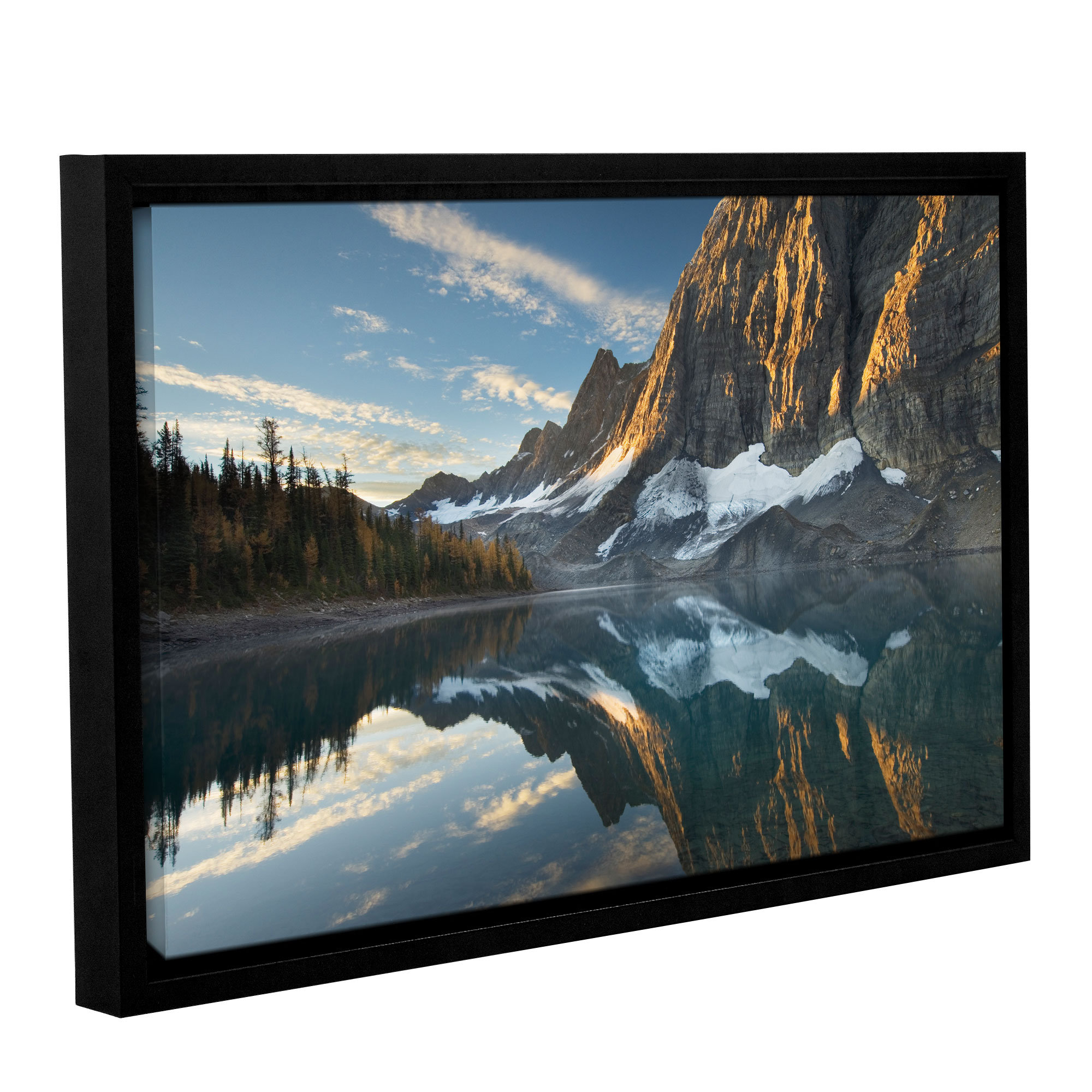 World Menagerie Floe Lake Reflection III by Alan Majchrowicz - Photograph Print on Canvas ...